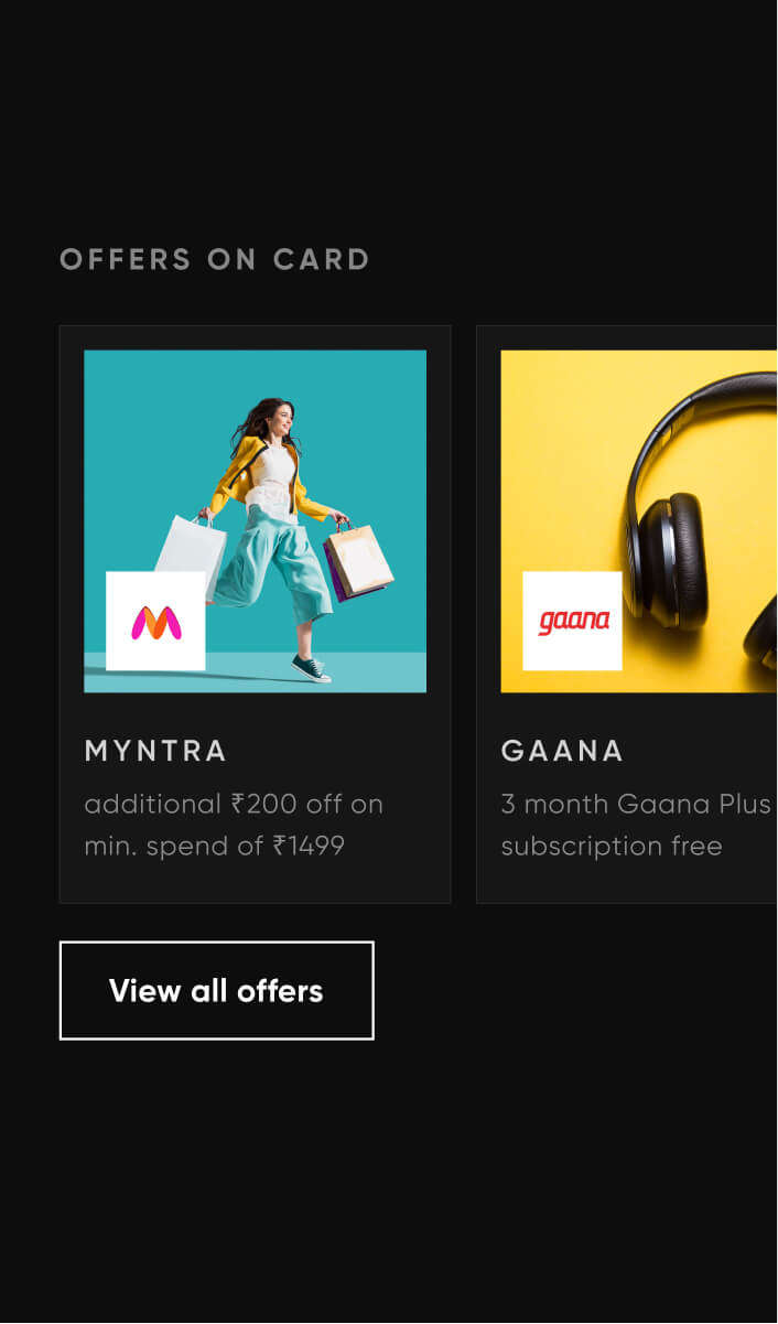UPI. now for your credit card.