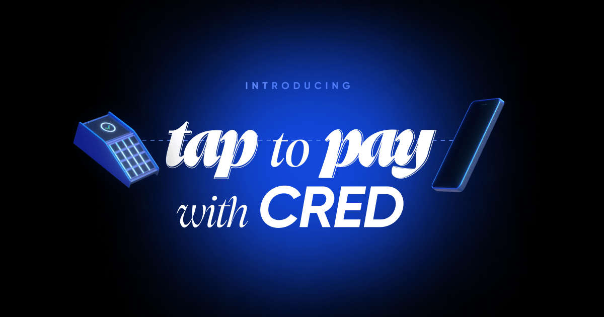 tap to pay with CRED